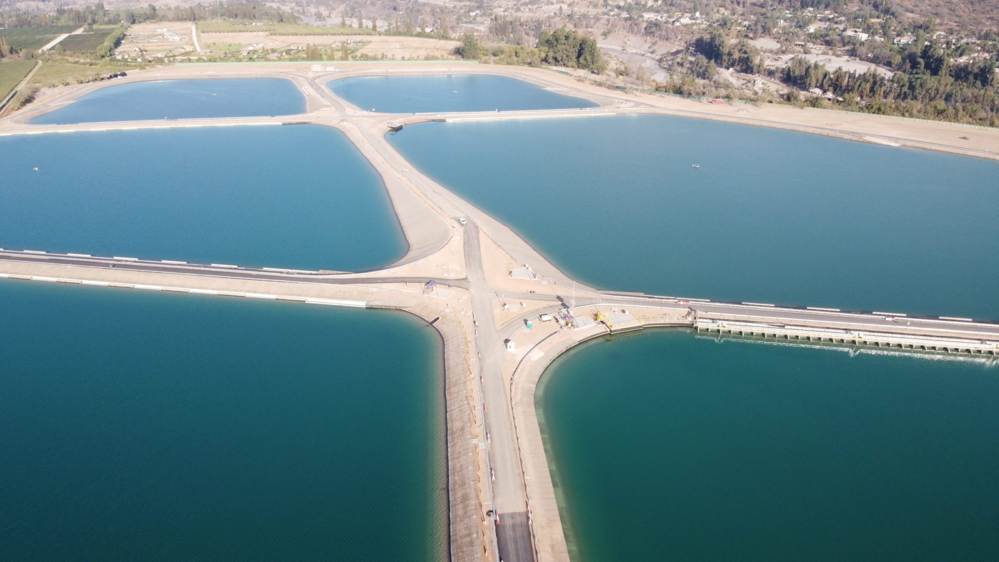 El Pirque Santiago, Chile - Reservoir Waterproofing with Coletanche